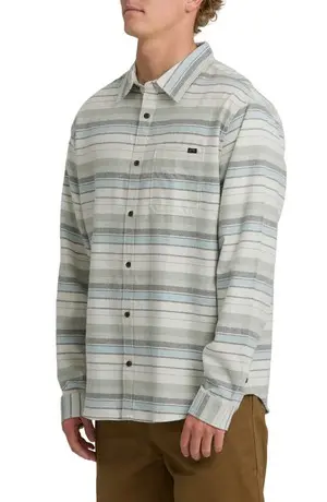 BILLABONG Coastline Cotton Flannel Button-up Shirt