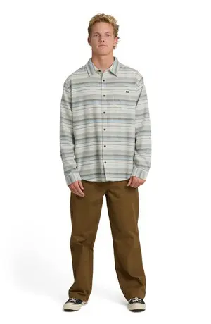 BILLABONG Coastline Cotton Flannel Button-up Shirt