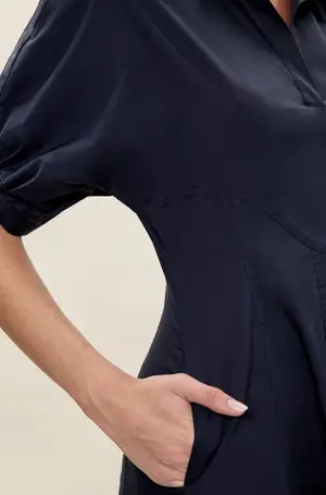 Rebecca Taylor Aisley Poplin Shirt Dress