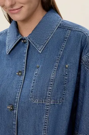 Rebecca Taylor Edith Denim Shirt Jacket