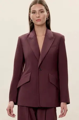 Rebecca Taylor Stevie Blazer - Plum