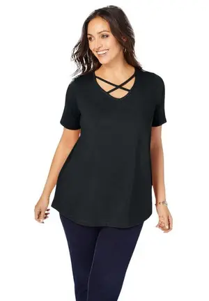 Jessica London Stretch T-shirts For Women