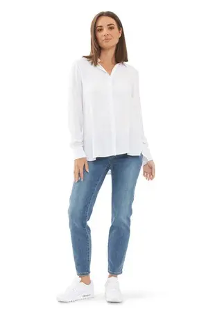 RIPE MATERNITY Dylan Distressed Straight Leg Maternity Jeans