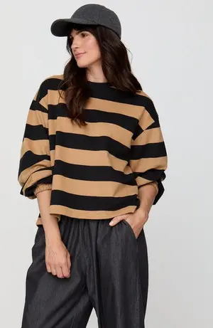 TURTLEDOVE LONDON Organic Cotton Ivy Sweatshirt - Stone