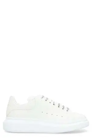 Alexander McQueen Leather Chunky Sneakers - White