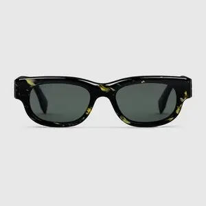 Gucci Rectangular Frame Sunglasses - Black