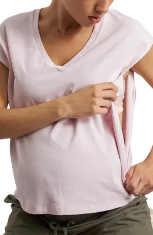 RIPE MATERNITY Marly Zip Nursing Tee