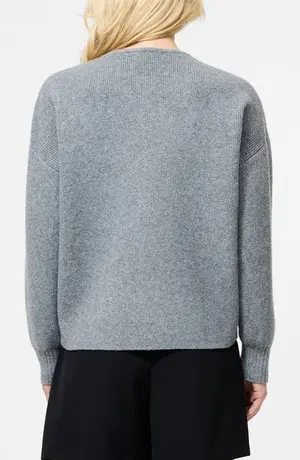 French Connection Riddley Drop Shoulder Cardigan - Grey Melange