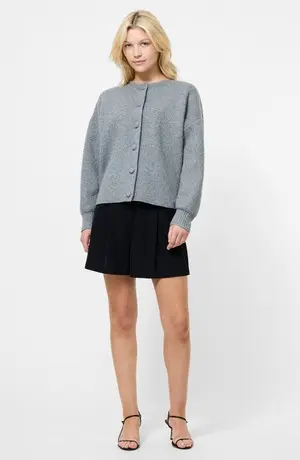French Connection Riddley Drop Shoulder Cardigan - Grey Melange