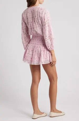 LoveShackFancy Janis Long Sleeve Mini Dress