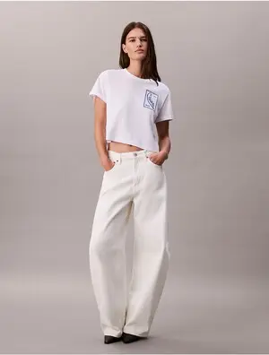 Calvin Klein Cropped T-shirts For Women