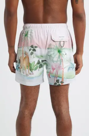 MAVRANS Palm Beach Printed Swim Shorts