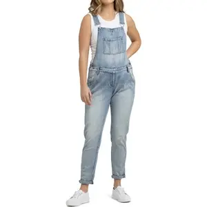 RIPE MATERNITY Denim Overalls - Pale Blue