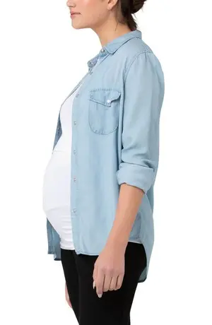 RIPE MATERNITY Bec Chambray Shirt