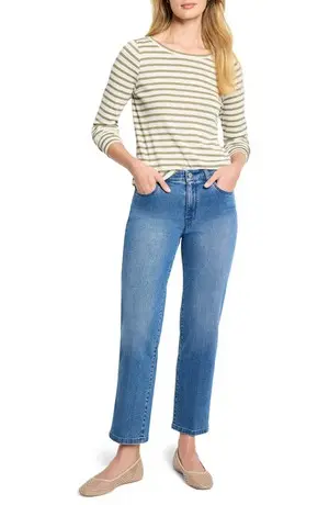 NIC+ZOE Recess Straight Ankle Jeans - Uptown