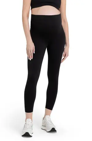 RIPE MATERNITY Tempo Crop Legging - Black
