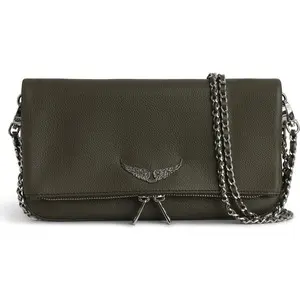Zadig&Voltaire Grained Leather Crossbody Bag - Record