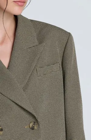 KENNETH COLE Crop Boyfriend Suit Jacket
