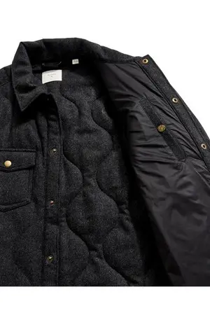 Billy Reid Wool-blend Quilted Shirt Jacket