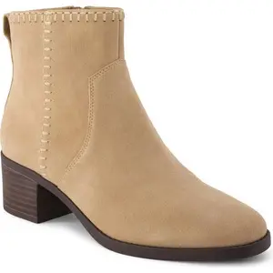 Toms Delilah Western Ankle Boots - Medium Beige