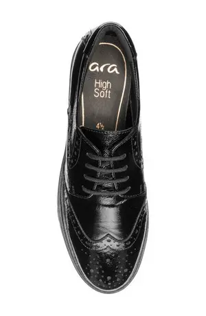 ARA Clementine Wingtip Derby - Black