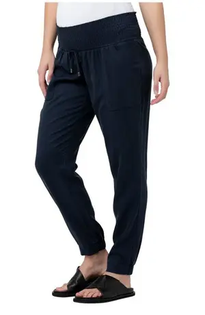 RIPE MATERNITY Off Duty Joggers - Navy