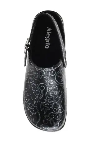 ALEGRIA BY PG LITE Olie Slingback Clog - Embroider Me Pewter