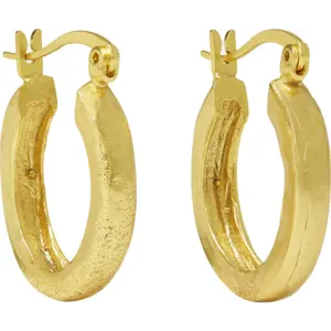 OTTOMAN HANDS Caprice Hoop Earrings - Brass
