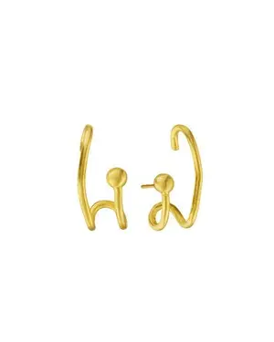 OTTOMAN HANDS Odette Stud Earrings - Metallic Gold