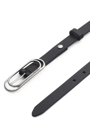 Rag & Bone Duo Rounded Rebound Leather Belt
