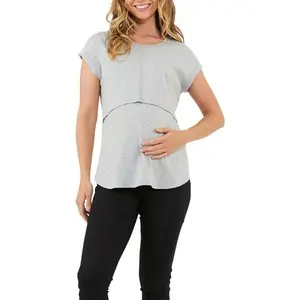 Ripe Maternity Scoop Neck T-shirts For Women