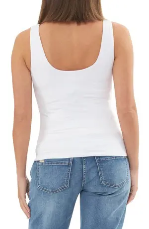 RIPE MATERNITY Luxe Knit Tank Top - White