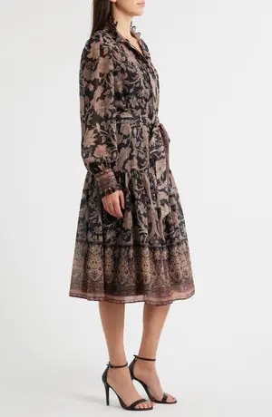 Kobi Halperin Moses Mixed Print Dress