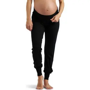RIPE MATERNITY Jersey Lounge Pant - Black