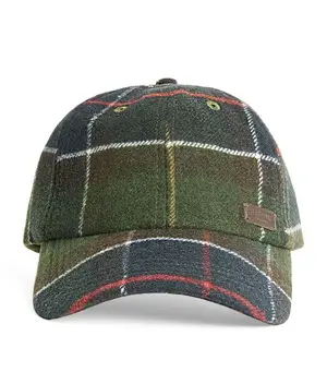 Barbour Tartan Sports Cap - Green