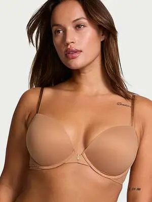 Victoria's Secret Love Cloud Push-up Plunge Bra Beige