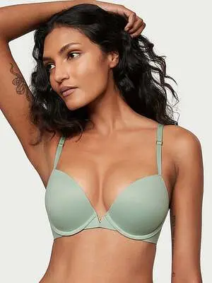 Victoria's Secret Love Cloud Push-up Plunge Bra Green