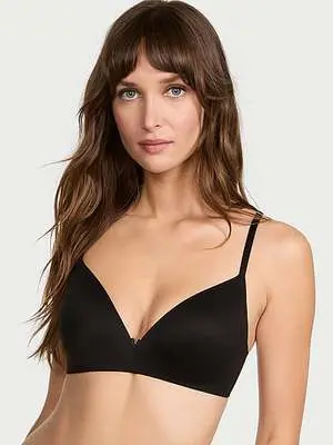 Victoria's Secret Love Cloud Wireless Push-up Bra - Black