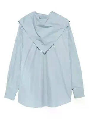 AMI Paris High-neck Shirt - Blue