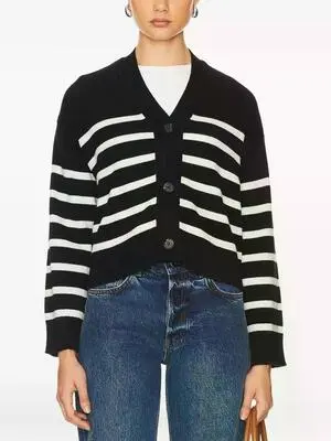 Rails Striped Button Cardigan
