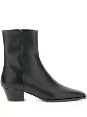 AeydĒ Zip-detail Pointed-toe Boots