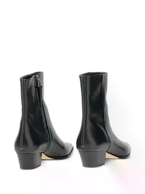 AeydĒ Zip-detail Pointed-toe Boots