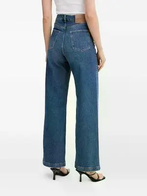 Munthe High-waisted Wide-leg Jeans