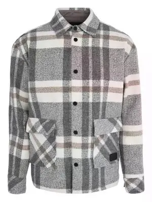 GAELLE Plaid Long-sleeve Shirt