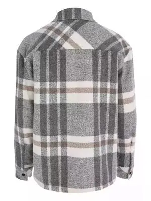 GAELLE Plaid Long-sleeve Shirt