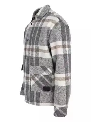 GAELLE Plaid Long-sleeve Shirt