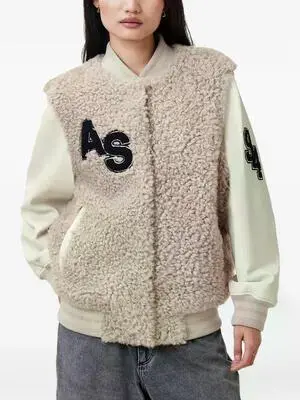 ALLSAINTS Varsity-style Teddy Jacket