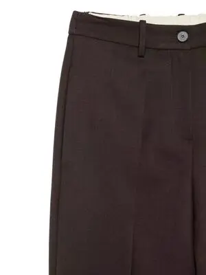 ALYSI Pleated Wool Trousers