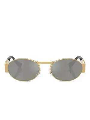Versace Oval-frame Sunglasses - Gold