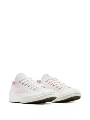 CONVERSE Chuck 70 Embroidered Scalloped-edge Sneakers